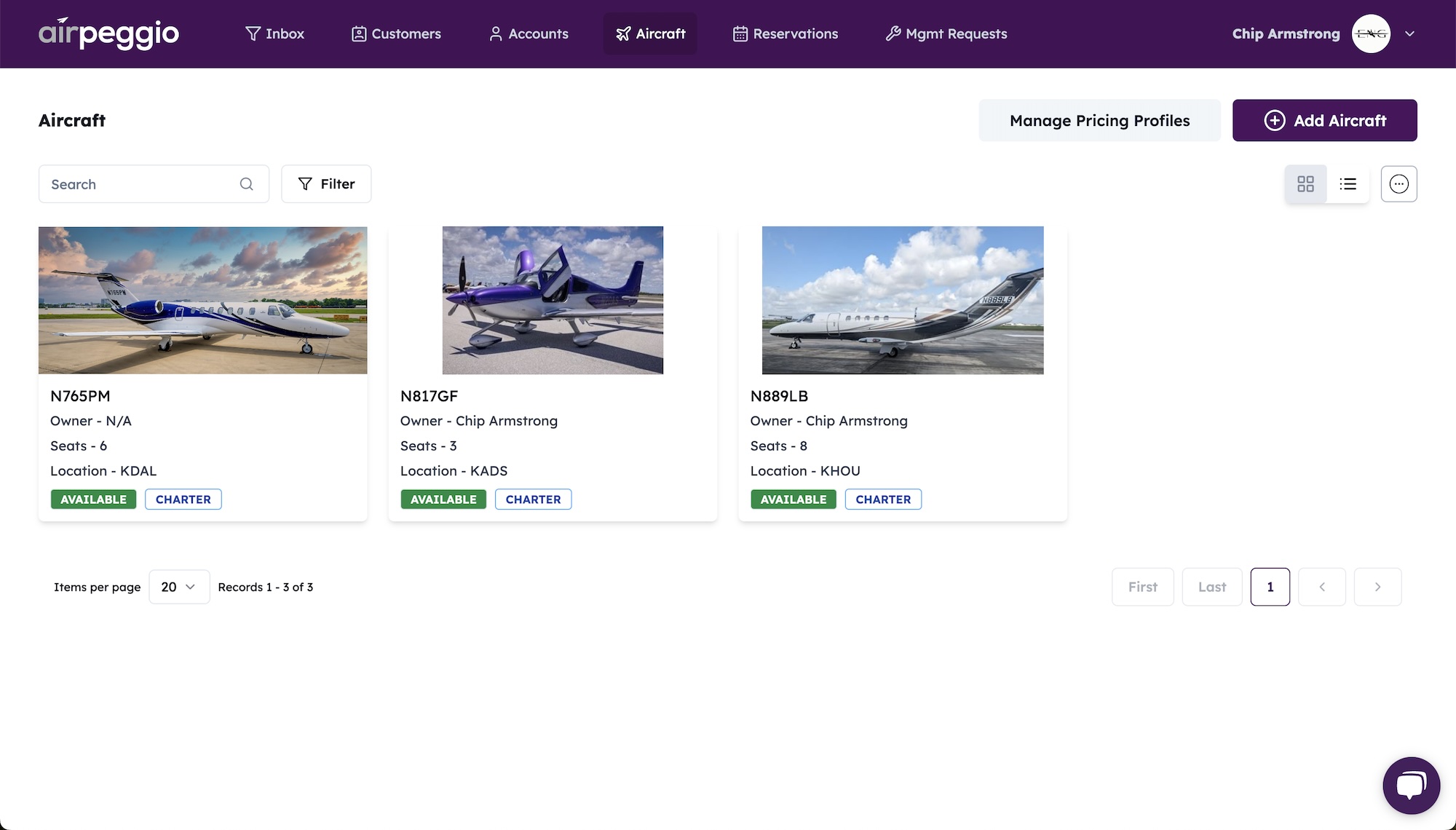 Airpeggio | Fleet Management Platform